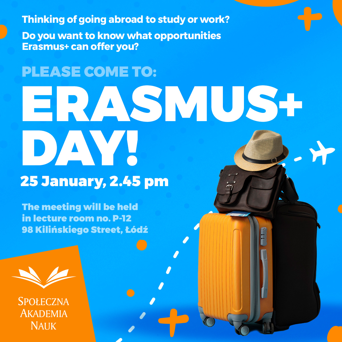 Erasmus+ Day in UoSS! - SAN University