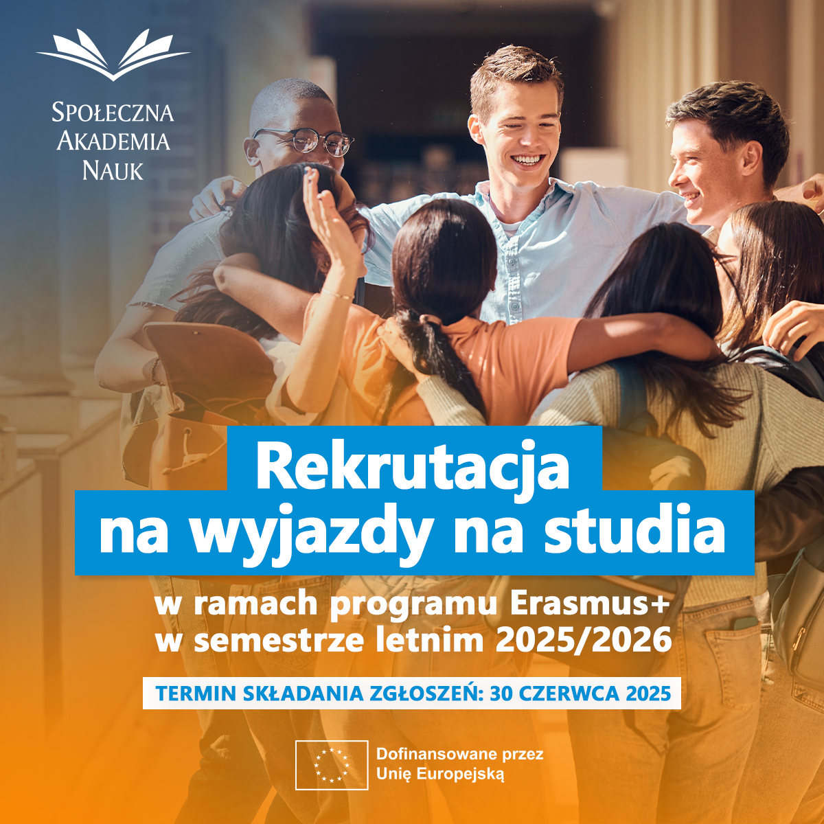 Rekrutacja na wyjazdy studenckie Erasmus+ na semestr letni 2025/2026 - Społeczna Akademia Nauk ...