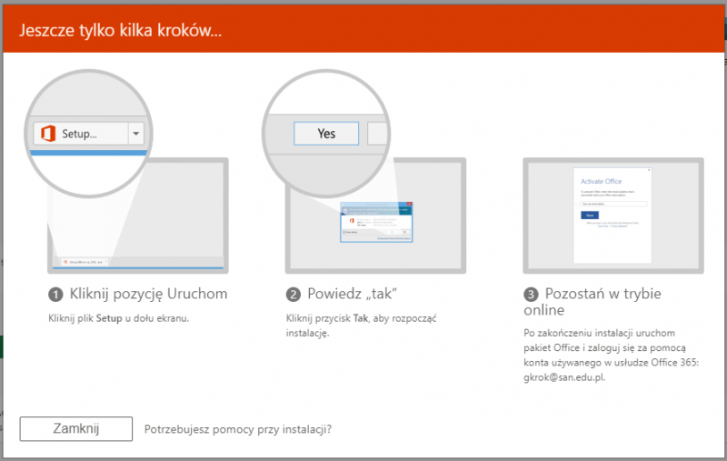 Microsoft Office 365 dla Studentów SAN